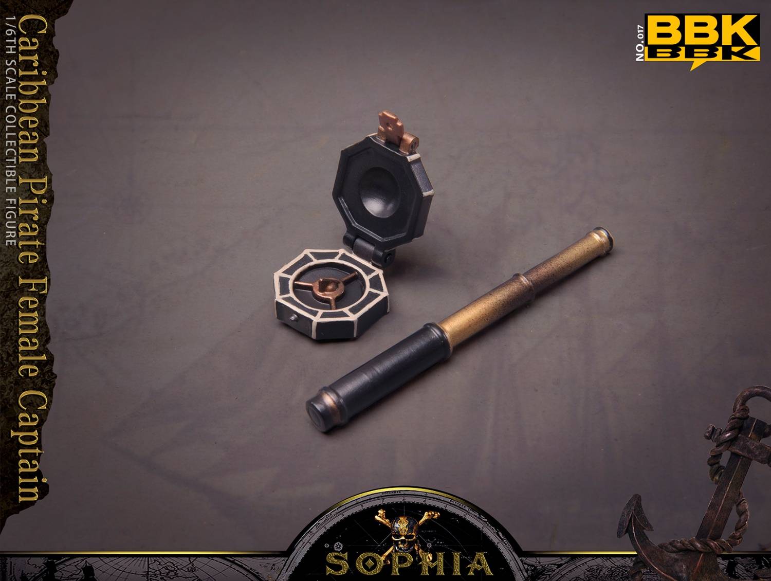 Sophia - BBK BBK017 1/6th scale Caribbean Pirate Female Captain