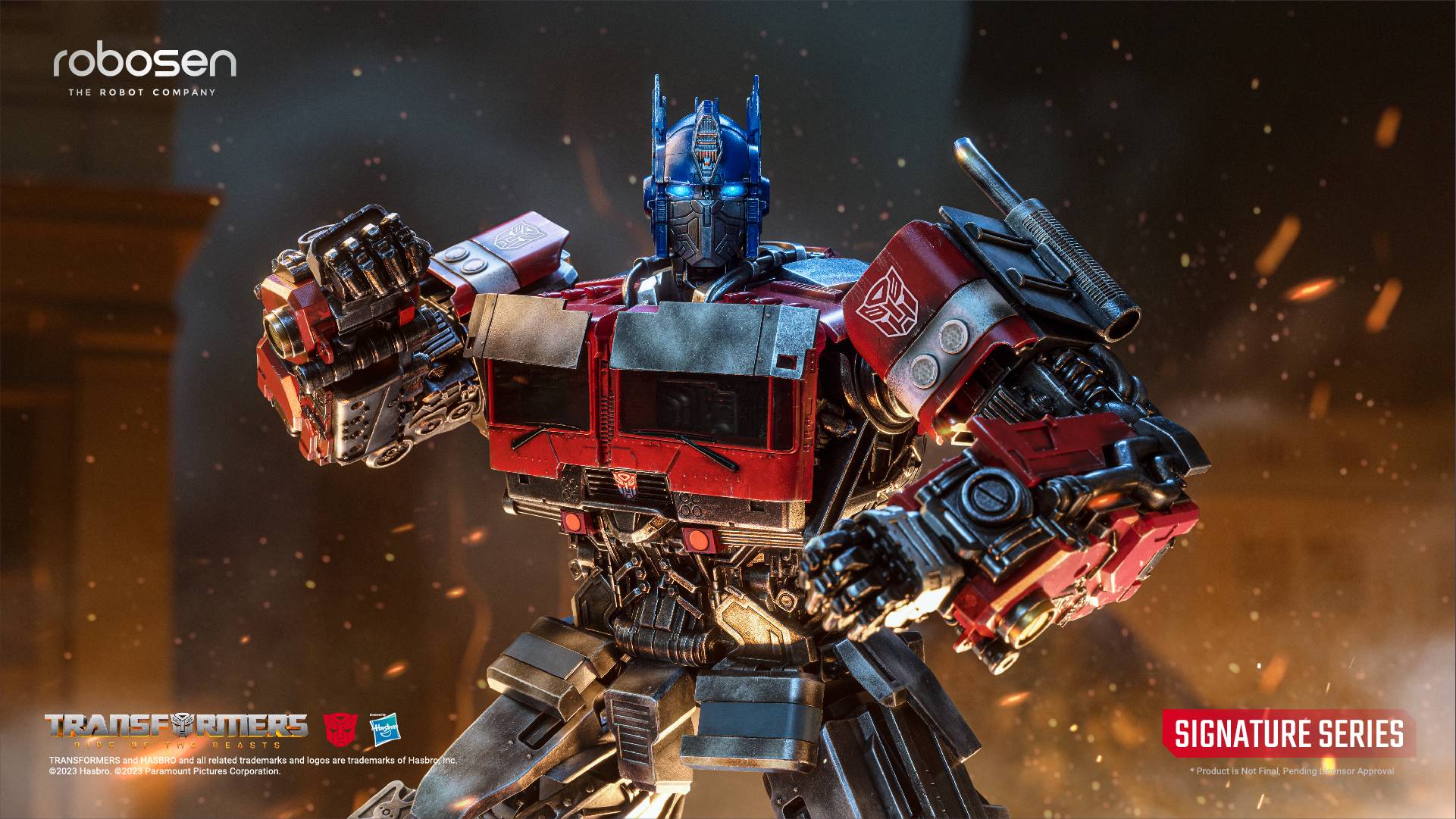 Optimus Prime (Limited Edition) - Robosen QTZPM Transformers Rise of ...