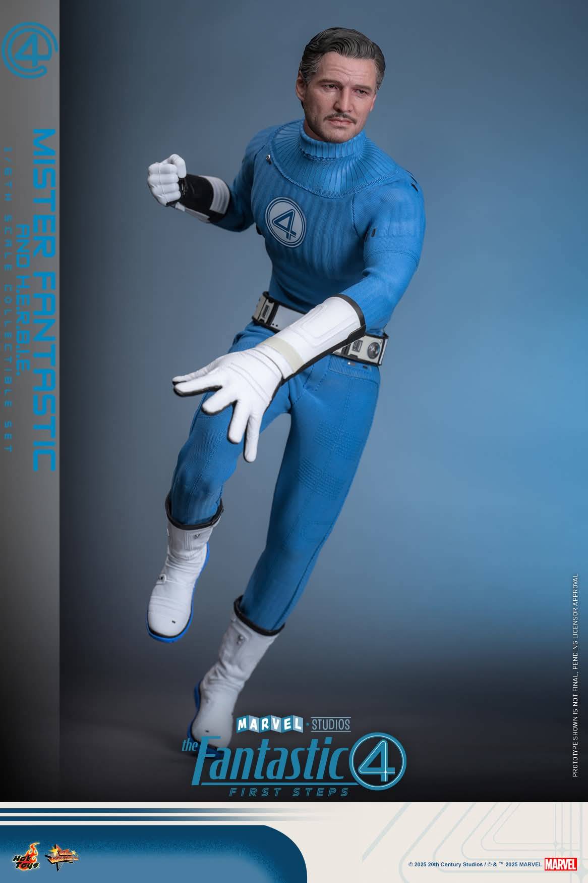 The Fantastic Four: First Steps - 1/6th scale Mister Fantastic and H.E.R.B.I.E. Hot Toys ...