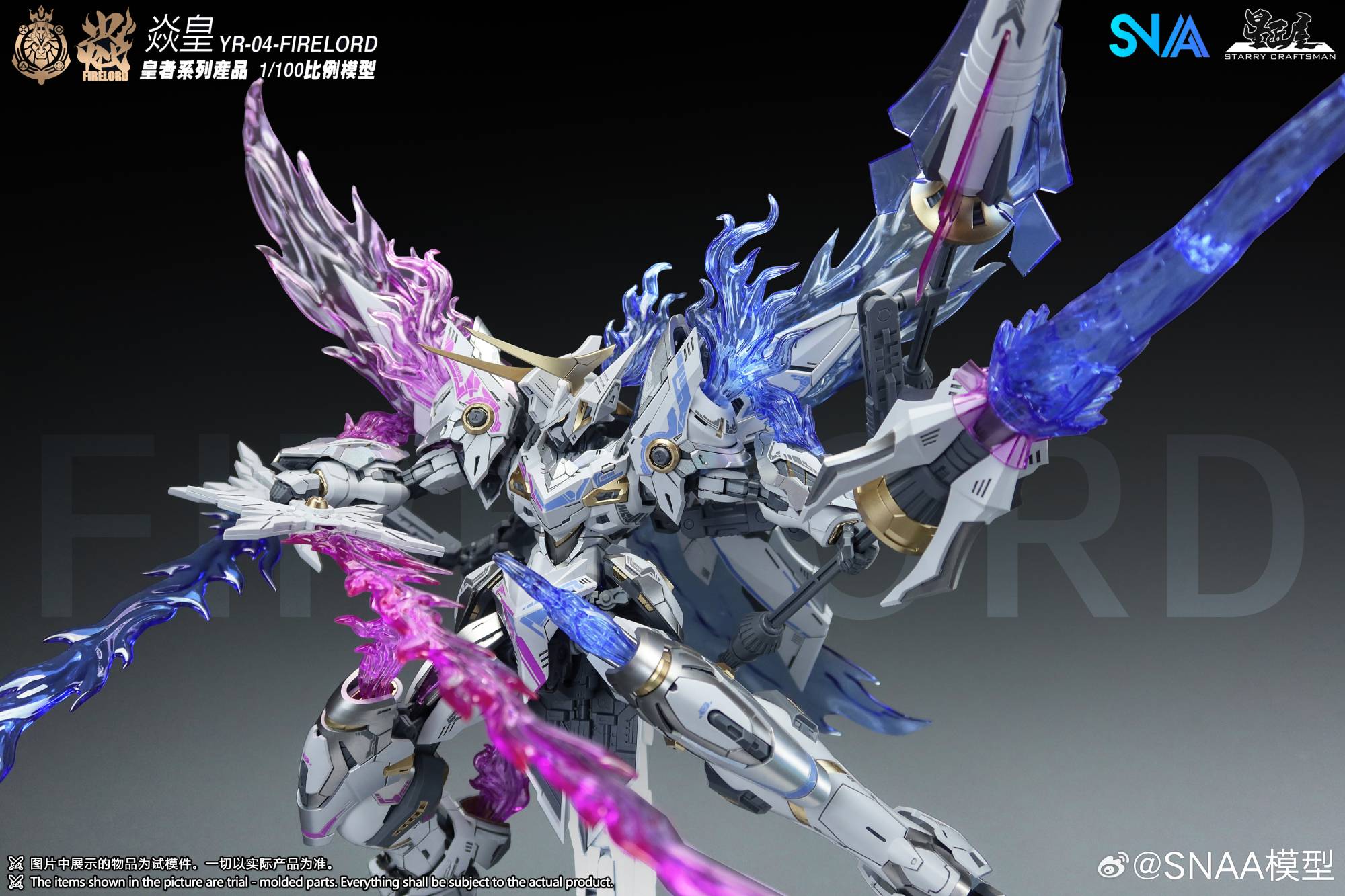 SNAA Model 1/100 YR-04 Royal Series Fire Lord Amazing King Phantom ...