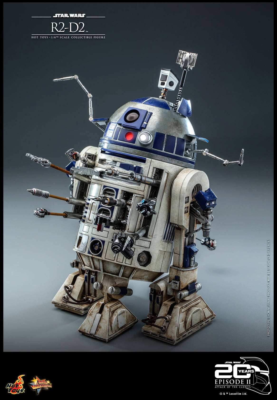 R2-D2 - Hot Toys MMS651 Star Wars Episode II Attack of the Clones 1/6th ...