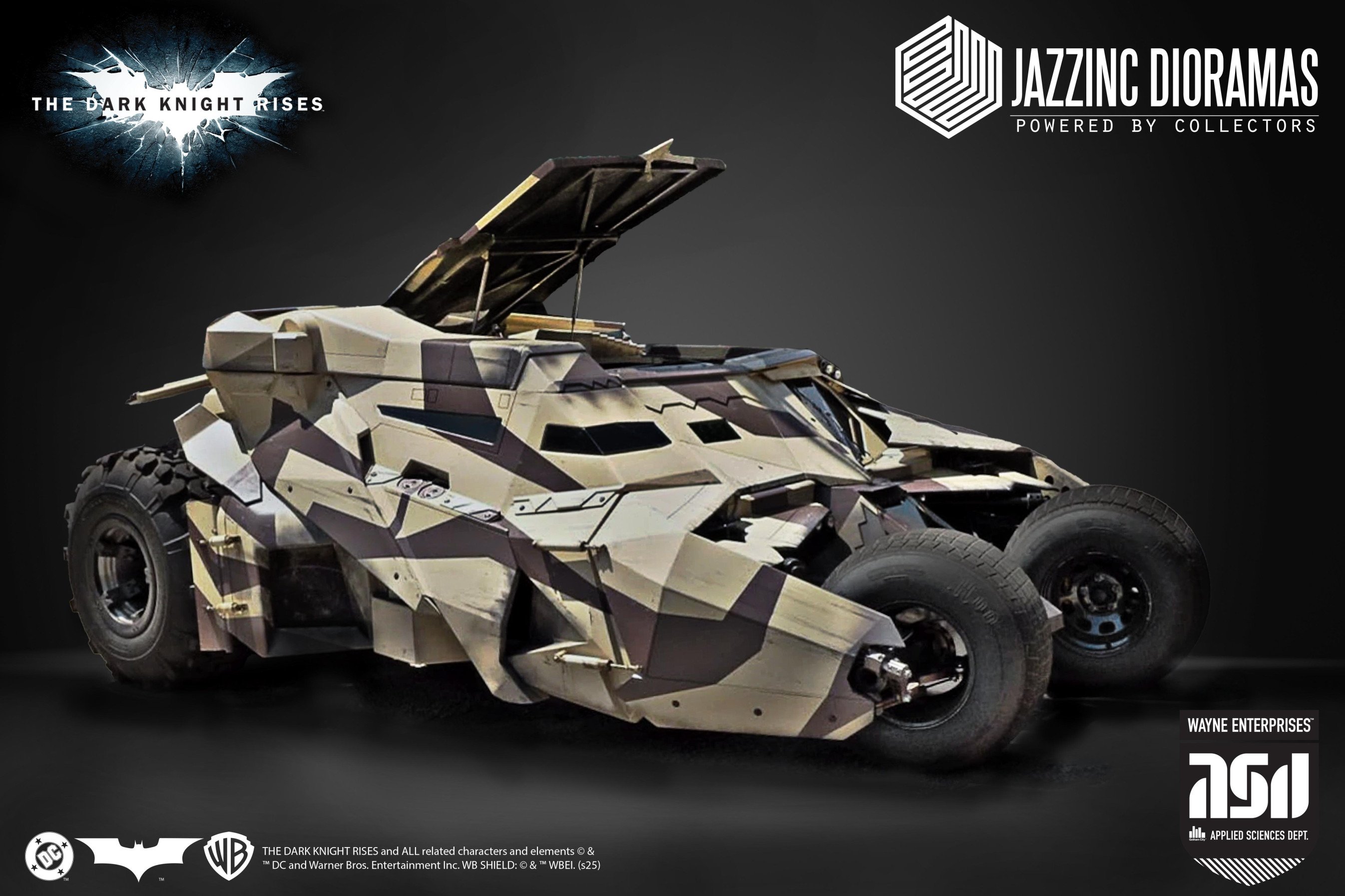 JazzInc Dioramas 1/6th Scale The Dark Knight Rises Cannon “Camo ...