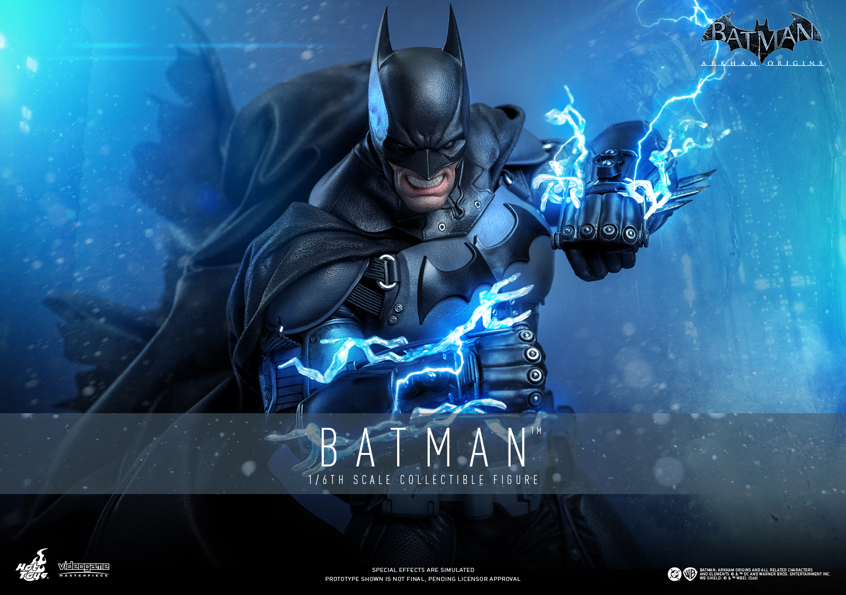 Hot Toys VGM83 1/6th scale Batman: Arkham Origins - Batman Collectible ...